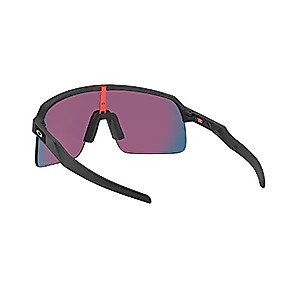 Oakley Men's OO9463 Sutro Lite Rectangular Sunglasses, Matte Black/Prizm Road, 39 mm