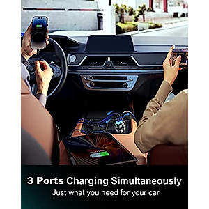 70W USB C Car Charger, JOYROOM Dual PD35W & QC3.0 Super Fast Charging, Compatible with iPhone 14 Pro Max/14 Plus/13 Pro Max/iPad Pro, Samsung Galaxy S23 Ultra/S22/S21, Google Pixel