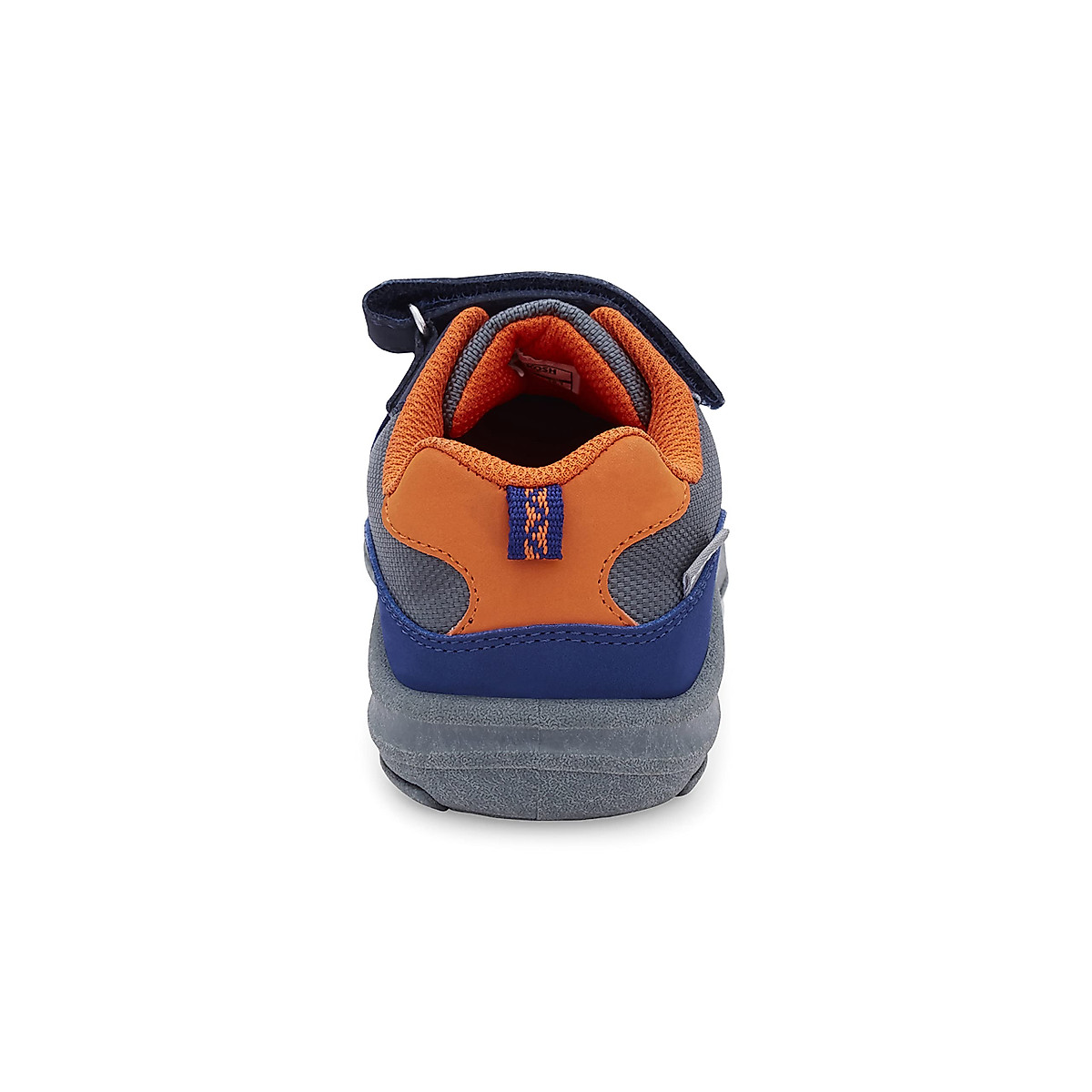 OshKosh B'Gosh Boy's Sevvy Sneaker, Navy/Orange, 5 Toddler