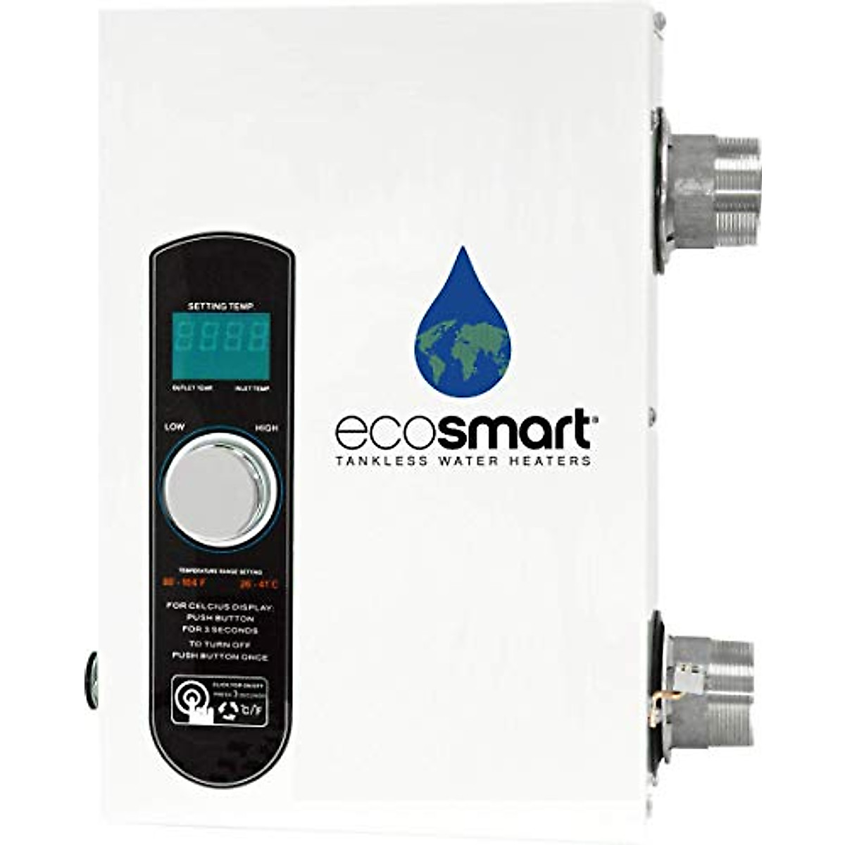 EcoSmart SMART POOL 27 Electric Tankless Pool Heater, 27kW, 240 Volt, 112.5 Amps with Self Modulating Technology