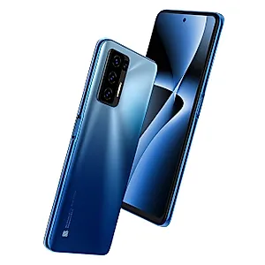 BLU F91 5G | 2022 | 3-Day Battery | Unlocked | 6.8” Full HD+ Display | 128/8GB | 48MP Quad Camera | NFC Capable | US Version | US Warranty | Sky Blue (Renewed)