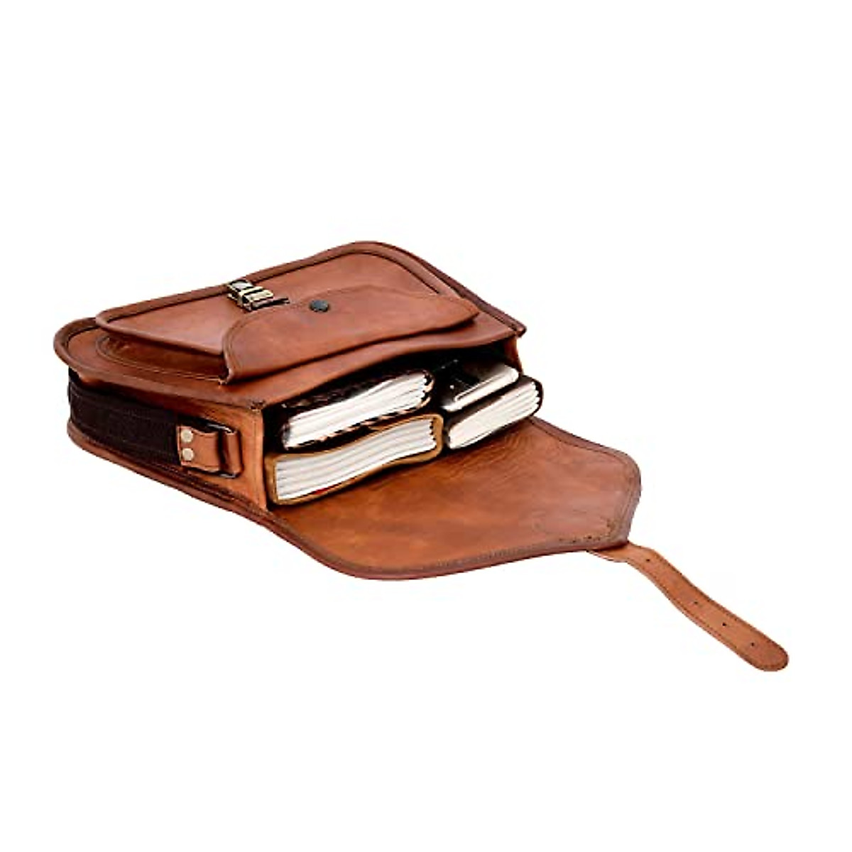 Ruzioon Leather Crossbody Purse Women Shoulder Bag Satchel Ladies Travel Purse Genuine Leather