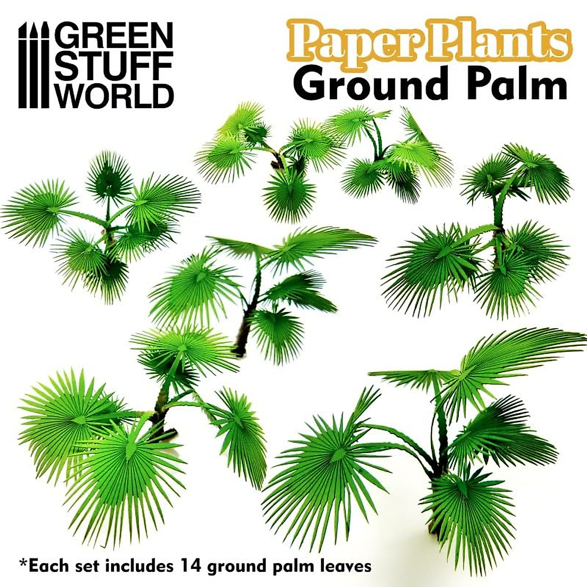 Green Stuff World Paper Plants - Ground Palm 10364