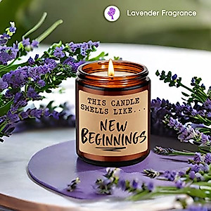 Miracu Scented Candles - New Beginnings Gifts for Women, New Job Gift - Breakup, Divorce Gifts for Women, Men - Congratulations, Leaving Job Gifts, New Home, Fresh Start, New Chapter in Life Gifts