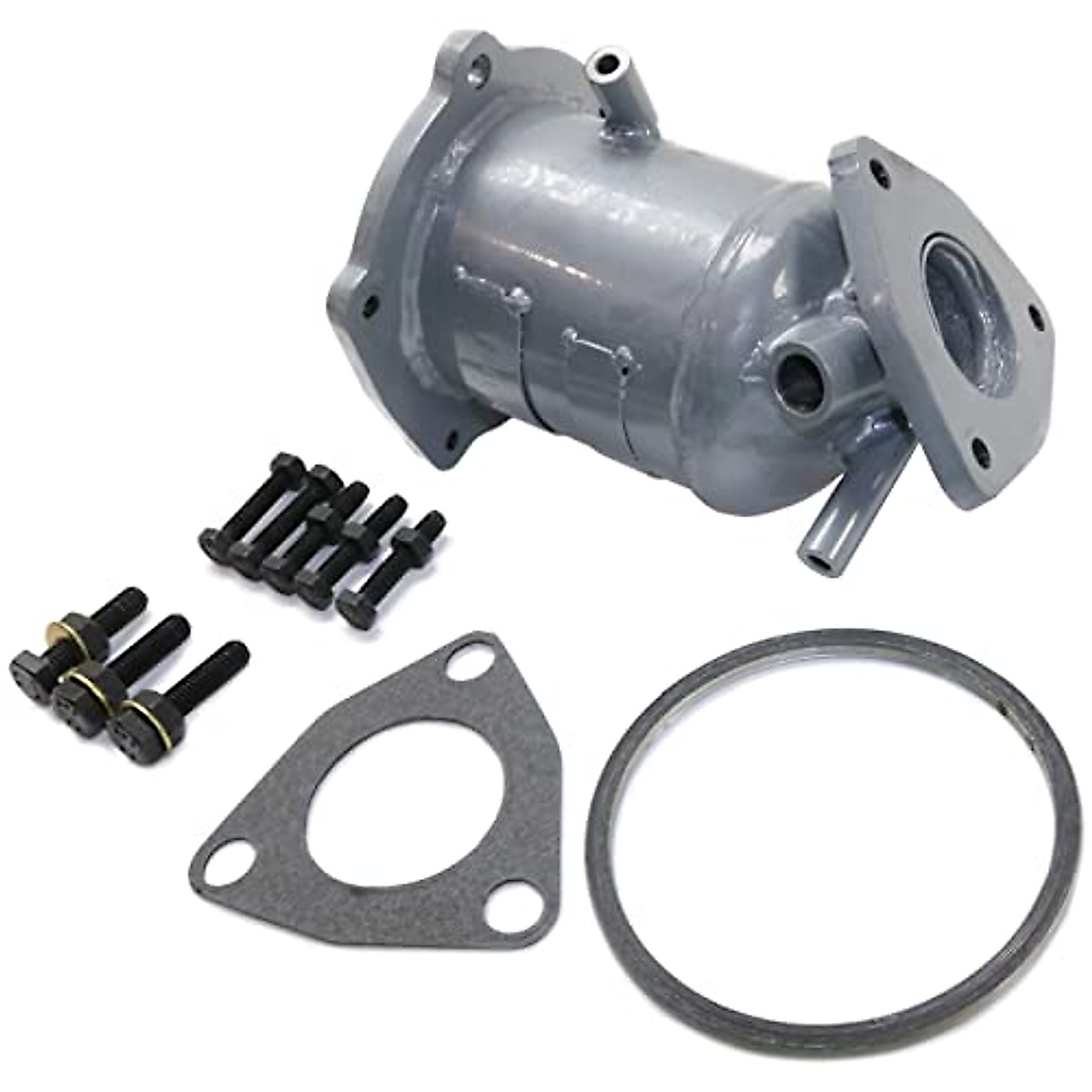 Evan Fischer Catalytic Converter 46-State Legal Compatible with 1999-2005 Hyundai Sonata, 2001-2004 Santa Fe, Fits 2001-2006 Kia Optima Front