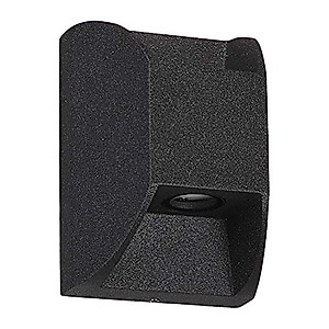 Creative Wall Lamp- Modern Dual- Side Glowing Outdoor Light Wall Light Waterproof Garden Courtyard Lamp for Home Farmyard Balcony Aisle Corridor (Black)