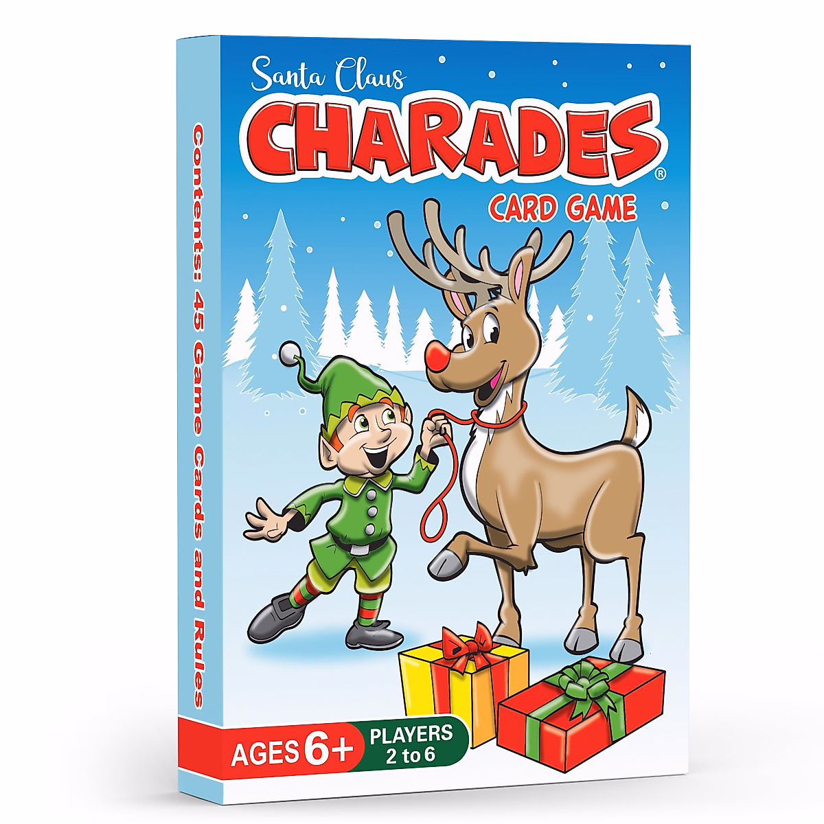 Arizona GameCo Santa Claus Charades, a Family Christmas Party Game for Kids Ages 6 and Up – No Reading is Required to Play – Perfect for Families, Stocking Stuffer