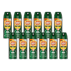 Off! Deep Woods Sportsman Insect Repellent 6 Ounce (Pack of 12)
