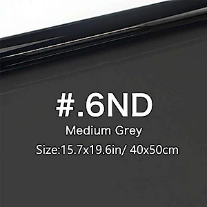 Lighting Neutral Density Gels Filter Sheet 16x20 inches Kit, ND3,ND6,ND9 for Photo Studio Video Flashlight Led Light Photography