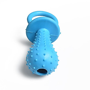 Bagvhandbagro 3Pack Molar Clean Teeth Rubber Toy, Clean Teeth Rubber Pacifier Chew Toy, Bell Chewing Playing Training Toys, for Pet Puppy Dog Cat (Color Random)