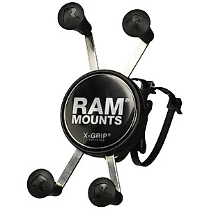 RAM X-Grip Phone Mount with RAM EZ-On/Off Bicycle Base
