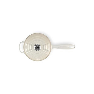 Le Creuset Enameled Cast Iron Signature Saucepan, 2.25 qt., Meringue