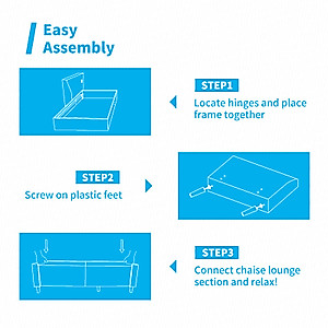 Mjkone 78“ Sectional Sofa Couch for Living Room | Convertible Linen Sofa Chaise with Reversible Storage Ottoman | Modern Modular Sofa with 2 Side Pockets | Small Sofa for Small Places (Dark Grey)