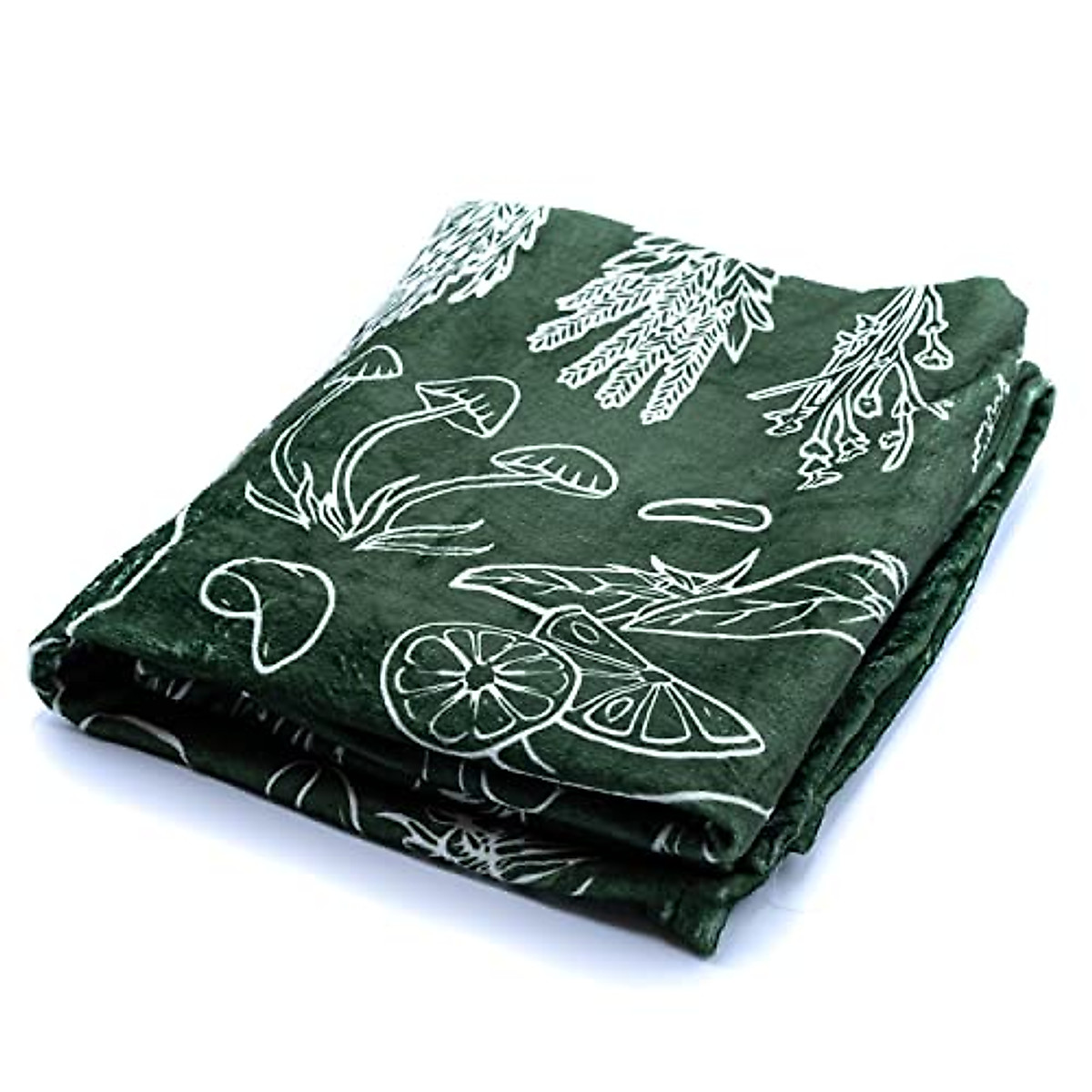 SpellCloth - Green Witch Blanket, Perfect for Witchy Gifts, Witchy Room Decor, Wiccan Decor, and Witch Stuff Like Witch Bedding, Witch Throw, and Tapestry for Bedroom