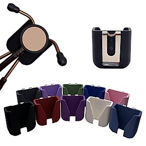 Clip-On Stethoscope Holder (Black)