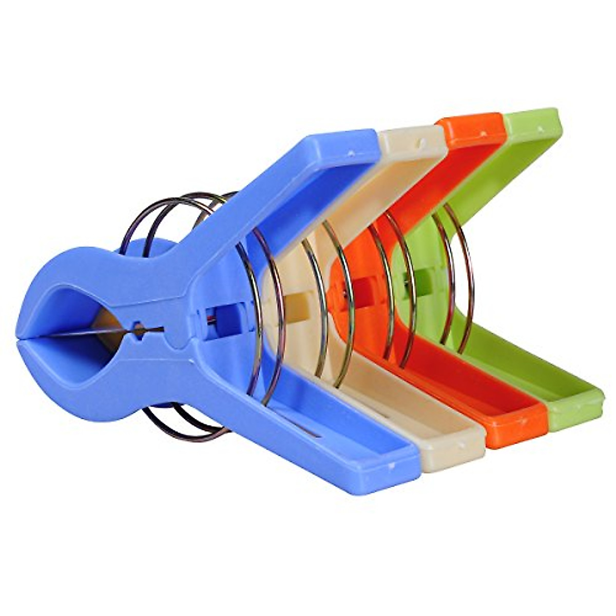 Beach Towel Clips, ECROCY Towel Clips for Chairs on Cruise, 8 Pack Large Clips Clamps,Clothes Pegs,Beach Towel Holder to Keep Your Towel from Blowing Away,Heavy Duty and in Bright Colors