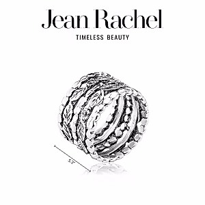 925 Sterling Silver Wide Ring Flowers & Leaves, Oxidized, Vintage Look Stylish Hypoallergenic, Nickel and Lead-free, Artisan Handcrafted Designer Collection Made in Israel (Size 5-11)