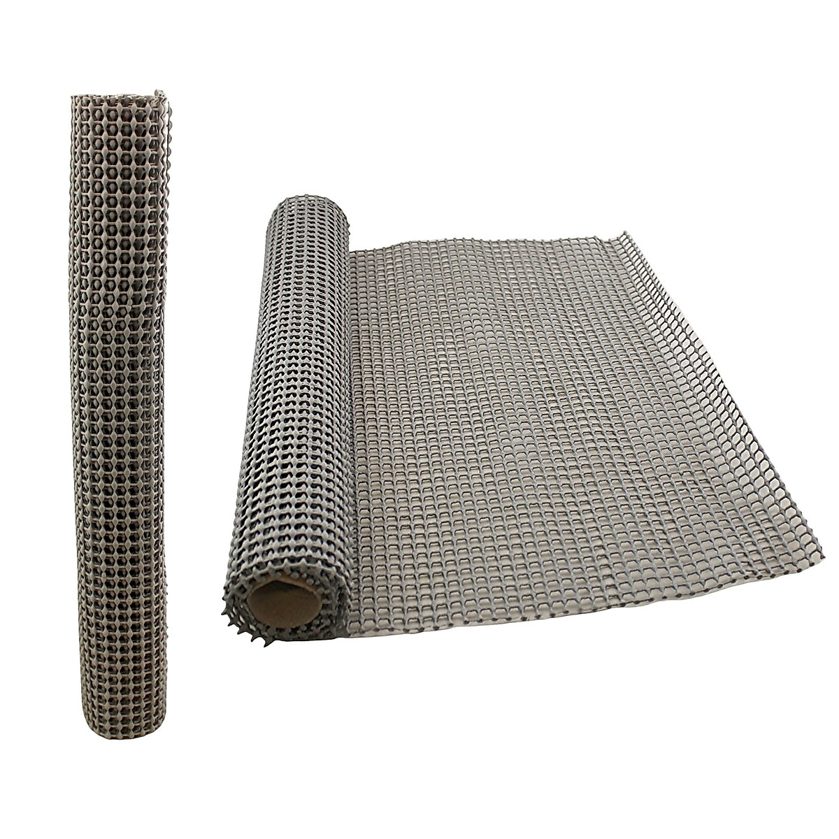 2 Pack Multi Purpose Anti-Slip Shelf and Draw Liner Mat Non Skid 18" x 47" - Trim to Fit - Ideal as a Tool Box Liner Home Office RV (Gray)