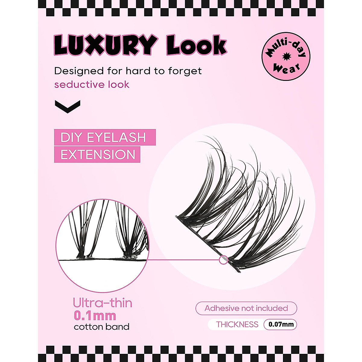 Jiocolor Manga Lashes Eyelashes 7 Pairs Lashes Natural Faux Mink Lashes Pack Fluffy False Eyelashes Cat Eye Lashes Curl False Eyelashes JE03 wispies Lashes