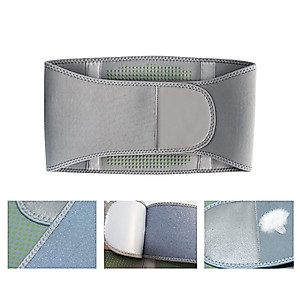 Self-Heating Wormwood Waist Belt, Natural Herbs Mugwort Lumbar Belt Moxibustion Heating for Back & Spine Pain Relief, Breathable Back Support Belt with Heating Pad for Men & Women Lumbar Support