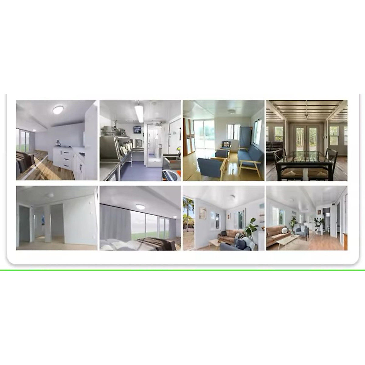 Fully Equipped 20ft Modern 2024 Luxury Prefabricated Container House 3 Bedroom 1 Bathroom 1 Kitchen - Modern Prefab Villa, Insulated Expandable Container, Mobile Tiny Home, Free Electric Water Heater