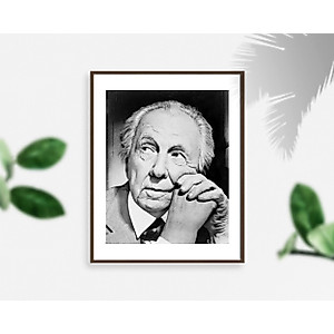 INFINITE PHOTOGRAPHS 1954 Photo Frank Lloyd Wright/World Telegram & Sun Photo by Al Ravenna. 8x10 Photograph - Ready to Frame