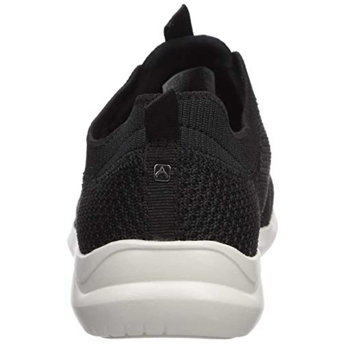 Aravon Women's PC Mesh Bungee Sneaker, Black Knit, 9