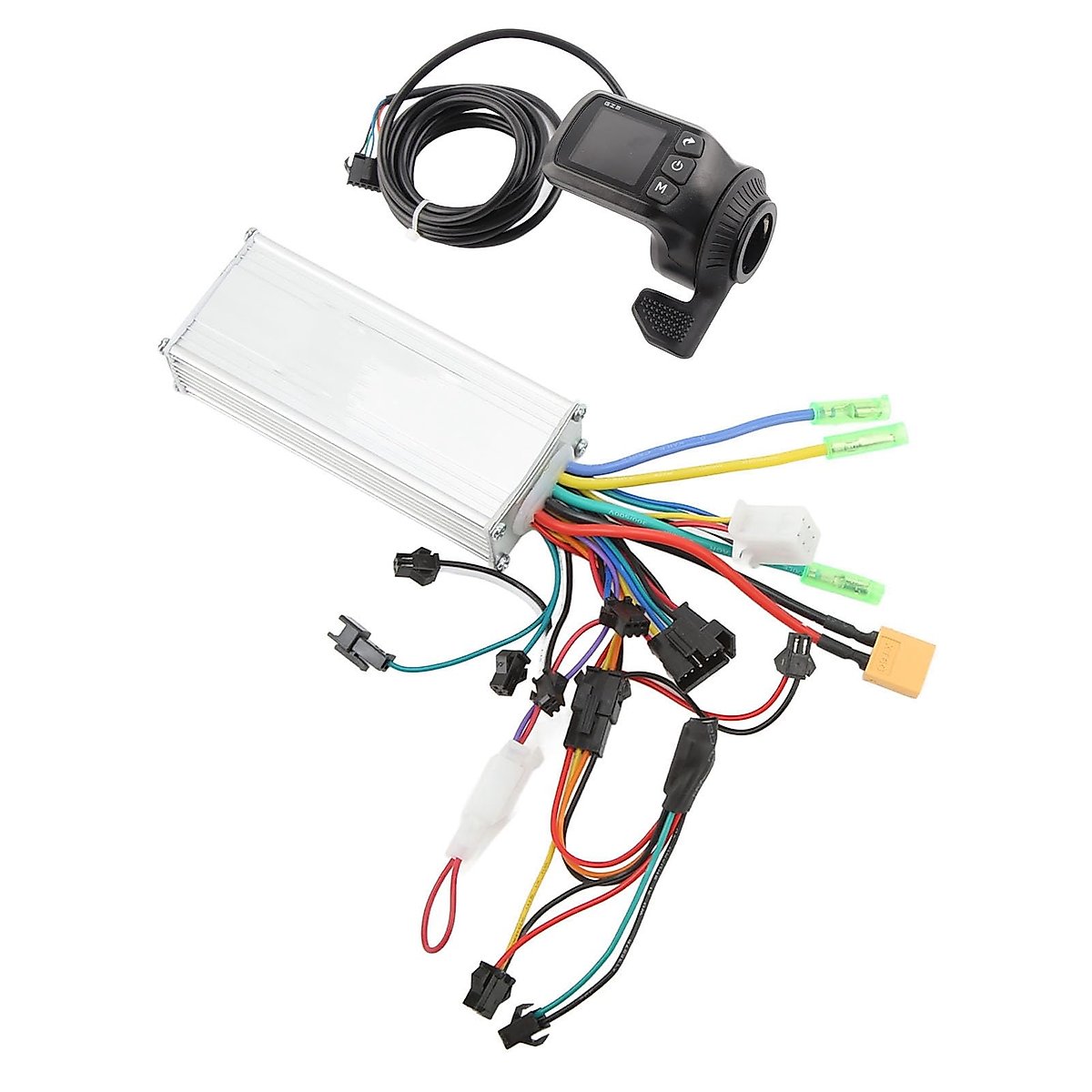 Alomejor Electric Brushless Controller, GZ3 LCD Display 2 in 1 48/60V 500W Scooter Controller Set for 22.5mm Diameter Handlebar