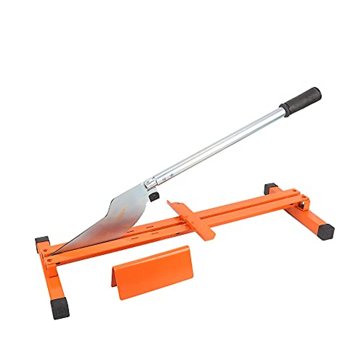 Nisorpa Upgraded Vinyl Plank Cutter Manual Laminate Floor Cutting Tool with Movable V Support Heavy Duty Steel Quick Cut for 8-12inch Wide Floor Tiles