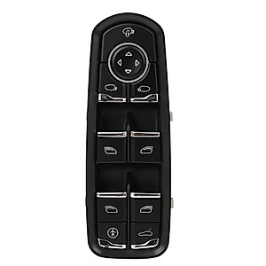 uxcell Master Driver Side Power Window Switch 7PP959858MDML Replacement for Porsche Cayenne 2011-2014 for Porsche Panamera 2010-2015