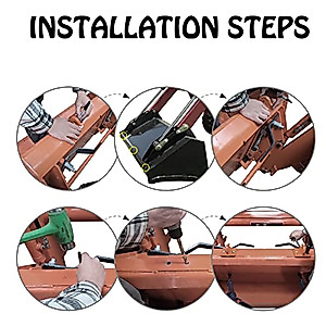 Bolt on Receiver Hitch for Tractor Bucket 2 Inch Receiver with 5/8 inch Center Hole Class 3 Maximum Tow Capacity 6,000 lbs Work Well for Tractor Bucket, RV, UTV, Truck, Black