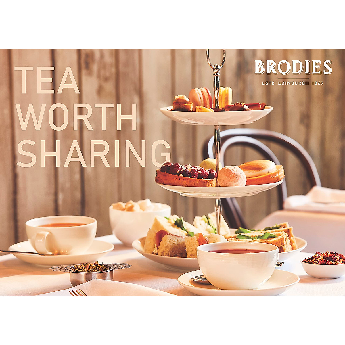 Brodies Tea, Scottish Breakfast Tea, 7.1 Ounce Bag of Loose Leaf Black Tea Imported from Scotland