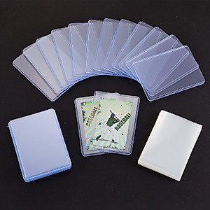 Zonon Hard Card Sleeves Loader Trading Card Holder Clear Protective Sleeves Holder for Baseball Card, Sports Cards, Trading Card, Game Card 3 x 4 Inch (700)