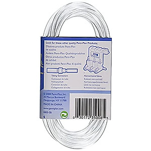PENN-PLAX Standard Airline Tubing for Aquariums – Clear and Flexible – Resists Kinking – Safe for Freshwater and Saltwater Fish Tanks – 8 Feet