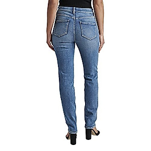 JAG Jeans Women's Valentina High Rise Straight Leg Pull-on Jeans-Legacy, Phoenix Blue, 4