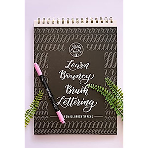 Kelly Creates Bouncy Lettering Workbook, 135 Pages