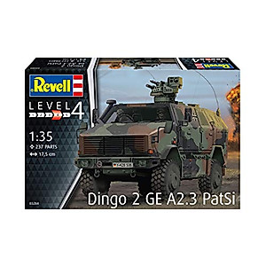 Revell GmbH 03284 3284 1:35 Dingo 2A3.1 Plastic Model Kit Multicolour, 1/35
