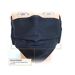 Noblecare (5Pack) Nosewire PLEATED 2 Layers Elastic Loop,Unisex Cloth Mask,Adjustable Size fit All Members in Family,Cloth Masks, Cotton Face Masks, Cloth Masks for WomenI Cotton Face Mask