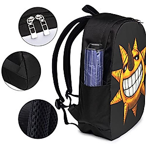 WAYOQI Soul Eater Laptop Backpack College Backpack Waterproof Durable Business Backpack With Usb Port Work Travel Casual Daypack 17 Inch