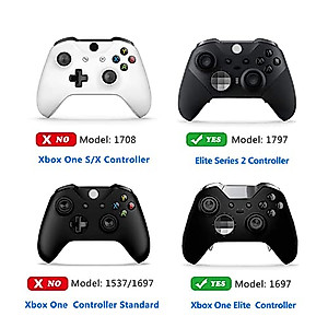 14IN1 Metal Alloy Thumbsticks Trigger D-Pads Button Set for XBOX One Elite Series 2 ( model 1797 ) Controller - Blue