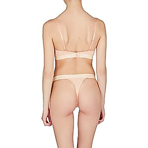 Emporio Armani Women's Icon Logoband Thongs, Apricot, Small