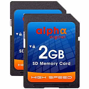 2GB SD Card [Twin Pack] for NIKON Coolpix S7000, S6900, P530 P600, A10 A300 W100 W300 A900 B500 B700 L830 P610 P700 3200 L22 S210 L840 L830 L820 L620 L610 Digital Cameras