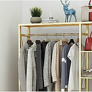 XI FA Clothing Display Rack Stand - Vintage Coat Stand- Clothes Hat Rack Shelf Shoe Marble Iron Coat Rack Home Umbrella Stand Clothes Hangers can Keep Your Clothes and Articles Tidy and Easy to take