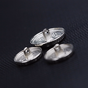 14 Pieces Silver Metal Blazer Button Set 23mm 18mm Blazer Buttons Men Metal Suit Buttons for Men Silver Buttons for Blazer,Suits,Sport Coat,Uniform,Jacket