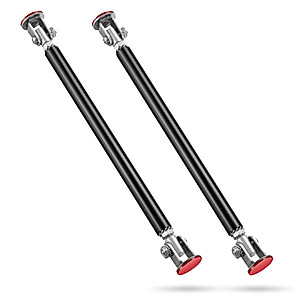 Front Splitter Support Rods Adjustable Splitter Strut Rods 8-11" Aluminum Front Bumper Splitter Rods Universal Spoiler Rods, Gold, Pack of 2