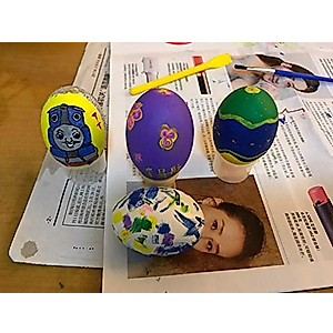 GREEN FABWOOD Wooden Fake Eggs-6Piece