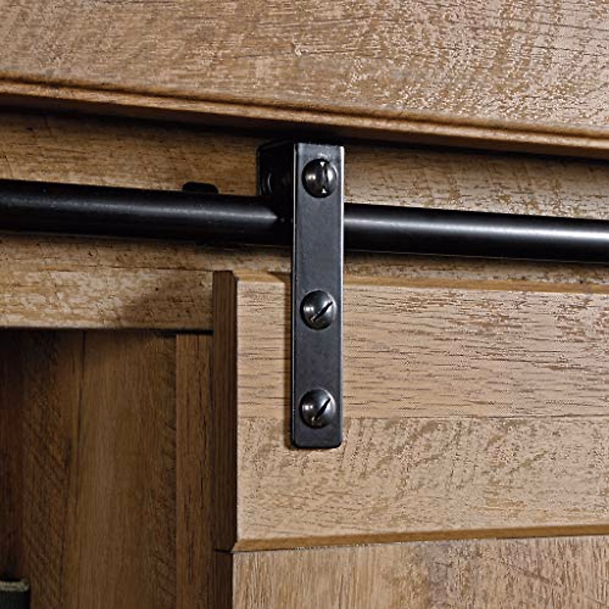 Sauder Adept Storage Cabinet, Craftsman Oak finish