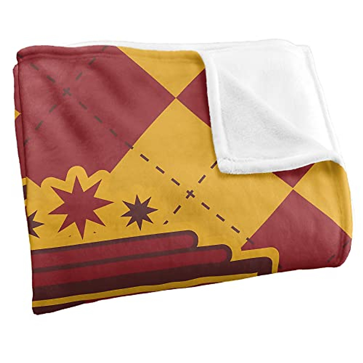 Harry Potter Gryffindor Plaid Sigil Silky Touch Super Soft Throw Blanket 36" x 58",Gryffindor Plaid Sigil