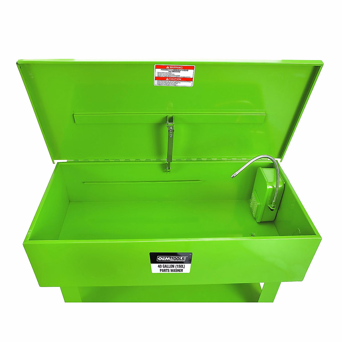 OEMTOOLS 24803 Parts Washer with Electric Pump, 40 Gallon Tank with Stand, Solvent Based Parts Washer, Auto Parts Cleaner, Automotive Parts Washer