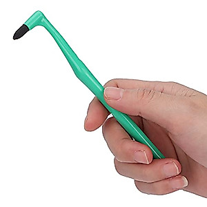Tooth Stain Remover, Portable Washable Tartar Eraser Ergonomics Reusable Remove Tartar for Tooth Cleaning(green)